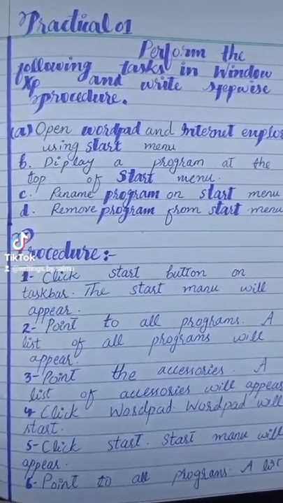 F.s.c Computer practical notebook how to prepare computer practical ...
