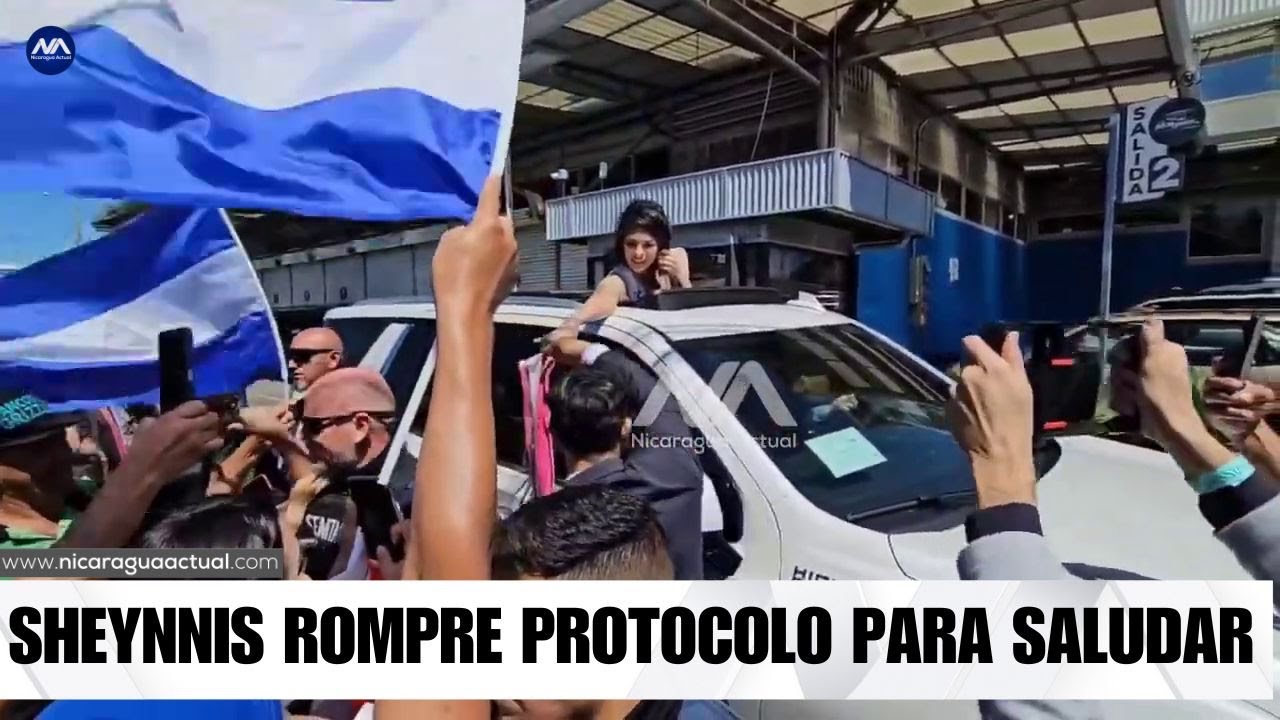 Sheynnis Palacios rompe el protocolo para saludar a sus fans que le ...