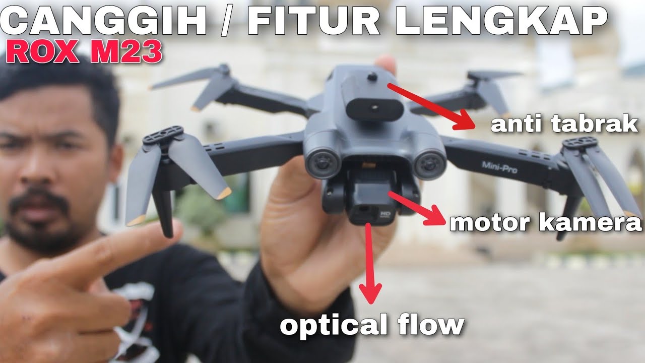 DRONE ROX M23/ 400.000 an paling canggih saat ini - YouTube