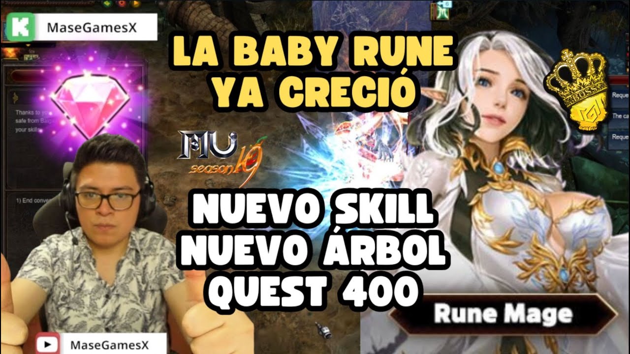 ¡Increíble! Rune Wizard Rumbo a MAX Level XD 🚀 | Mu Online S19.1💥 - YouTube