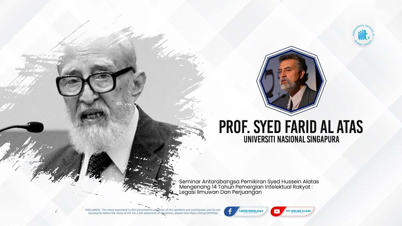 Seminar Antarabangsa Pemikiran Syed Hussein Alatas : Prof Dr. Syed ...