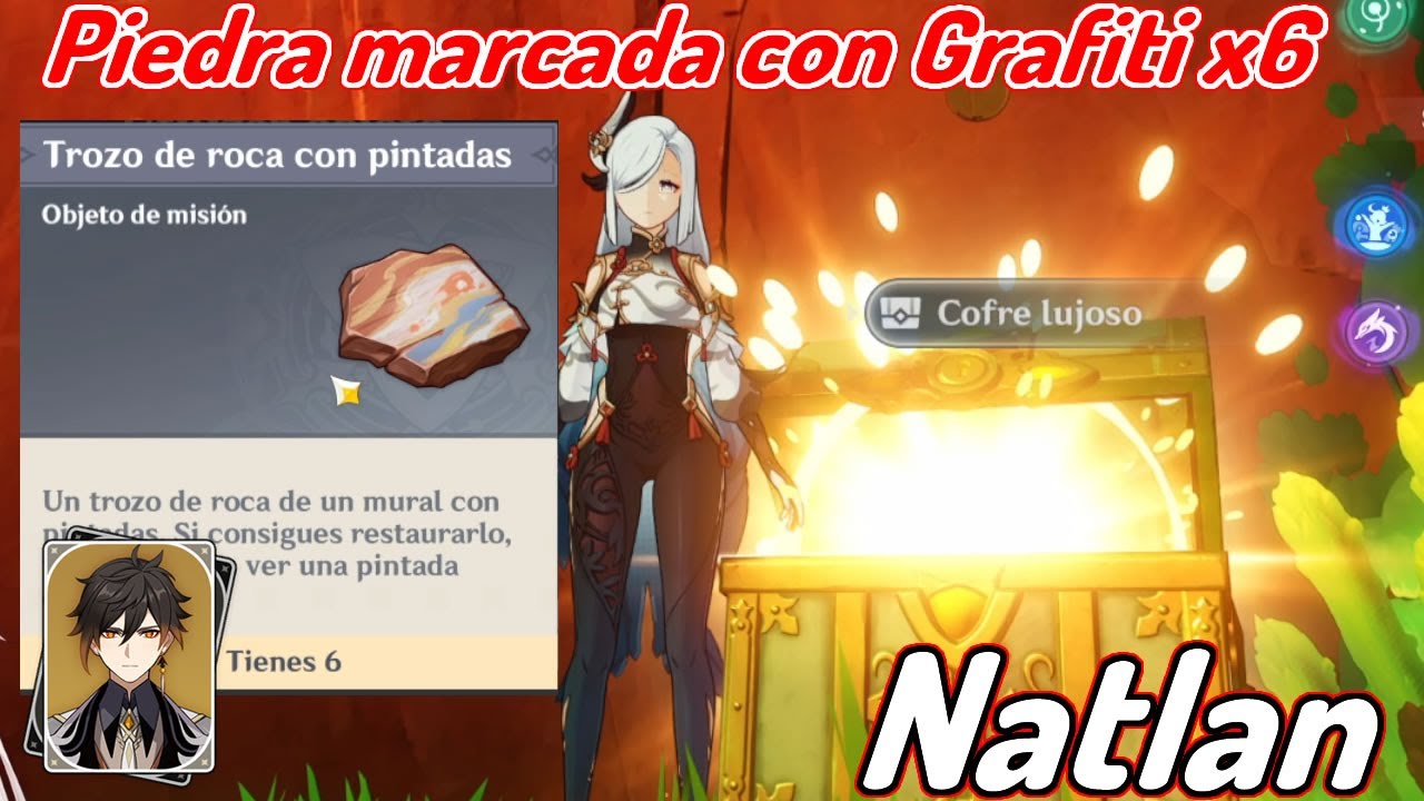 [Genshin Impact] Piedra marcada con Grafiti x6 / Broken Graffiti Marked ...