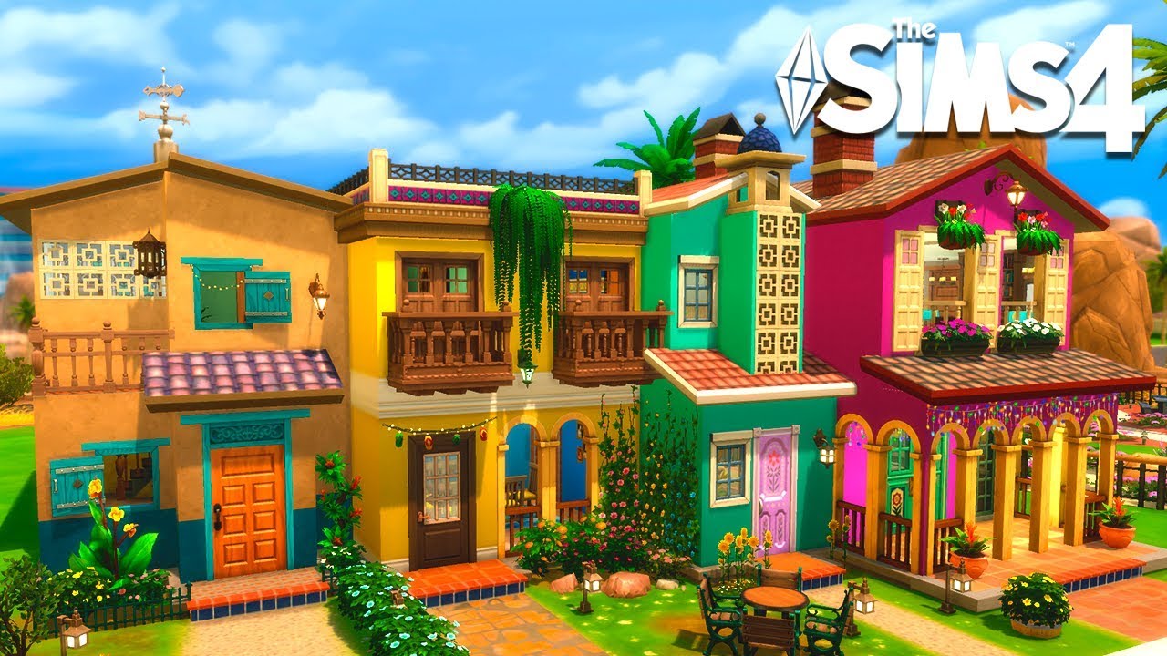 CALLE MEXICANA | Los Sims 4 Speed Build - YouTube