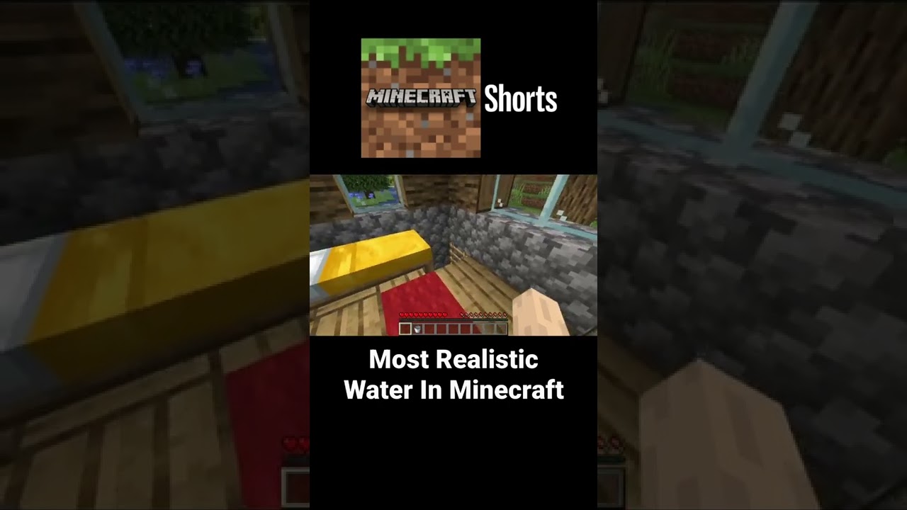Realistic Minecraft Water Mod!! Must Try - YouTube