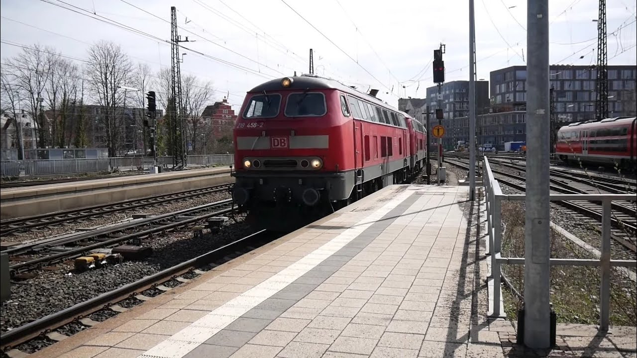 Züge in Ulm HBF (FULL HD) - YouTube