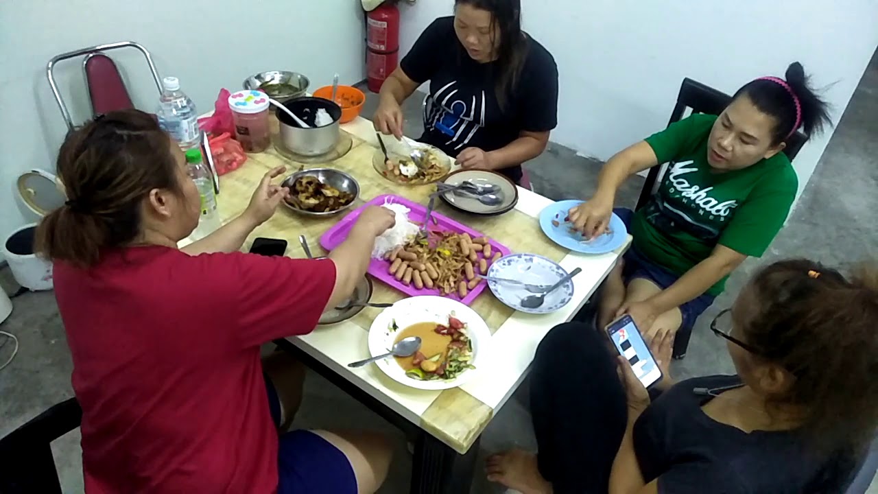 Thailand food ll makan rame rame - YouTube