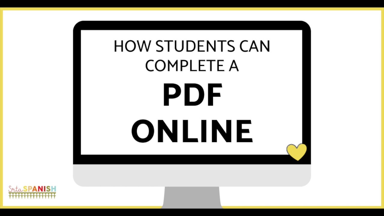 How Students Can Complete a PDF Online - YouTube