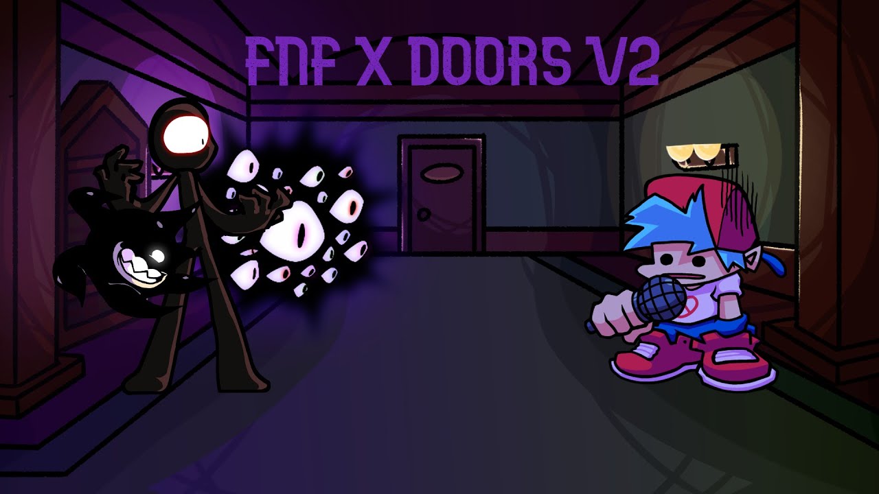 FNF x Doors V2 | Friday night funkin - YouTube