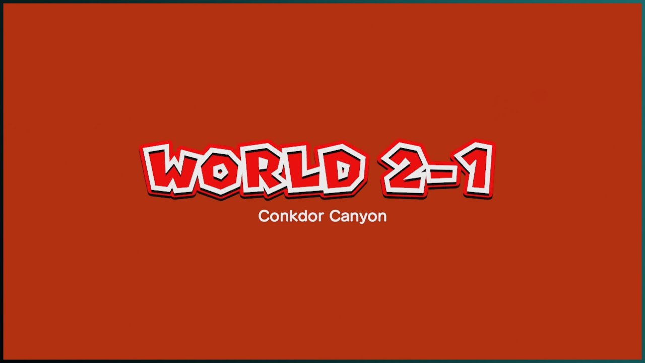 Super Mario 3D World - World 2-1: Conkdor Canyon (100%) - YouTube