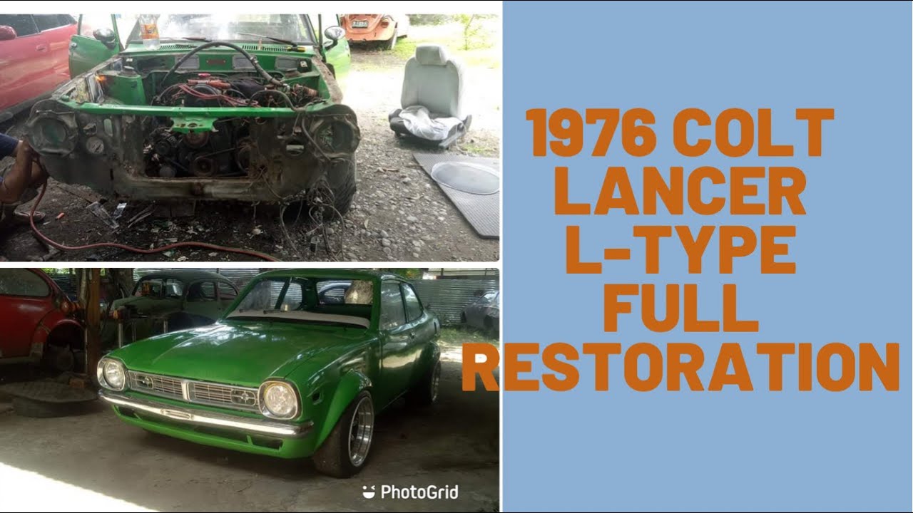Part 2: 1976 Mitsubishi Lancer L-type Full restoration - YouTube