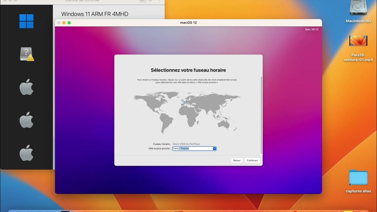 macOS - Création d'une machine virtuelle .macvm sur Mac M1 ou M2 - YouTube