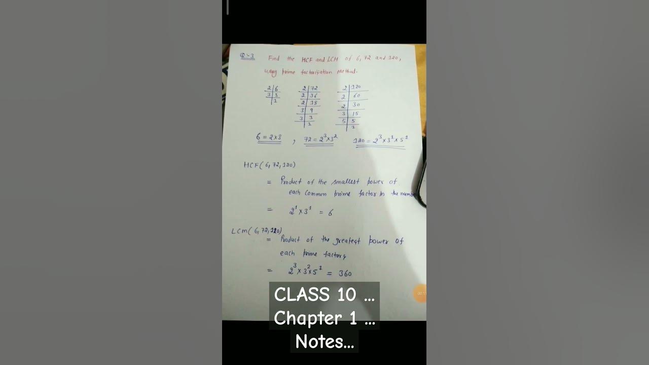 CLASS 10 || MATH|| chapter 1|| REAL NUMBER|| - YouTube