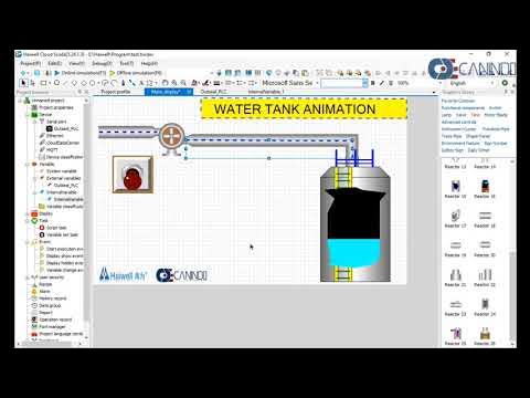 Water Tank Animation HaiwellScada to Outseal - YouTube