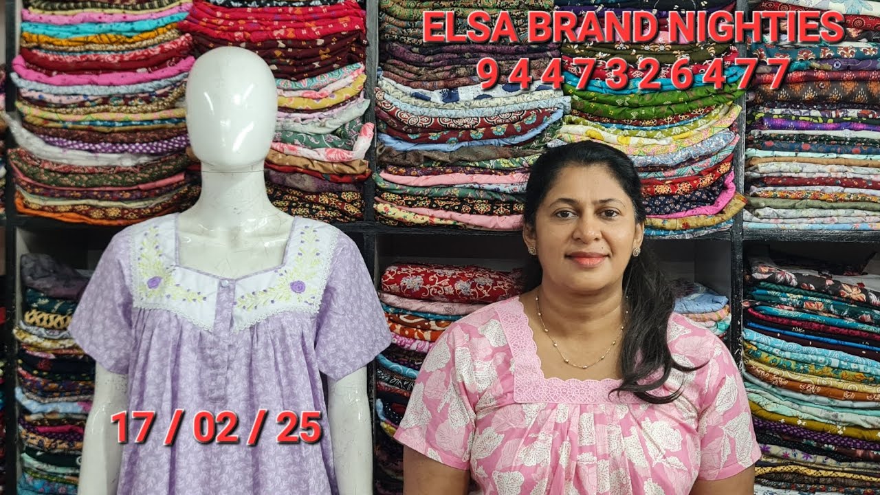 ELSA BRAND XL PLEATED NIGHTIES / FOR BOOKING...9 4 4 7 3 2 6 4 7 7 ...