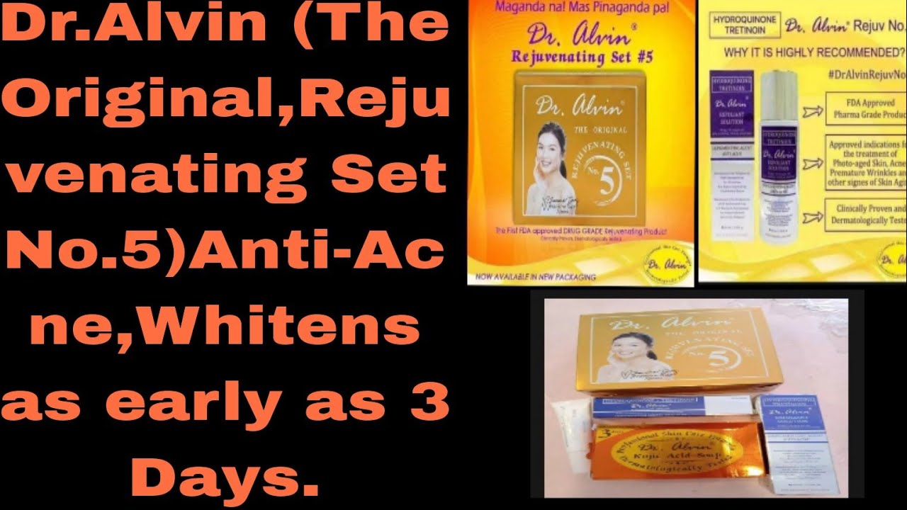 Dr.Alvin (The Original)Rejuvenating set No.5 | Proven safe & Effective ...