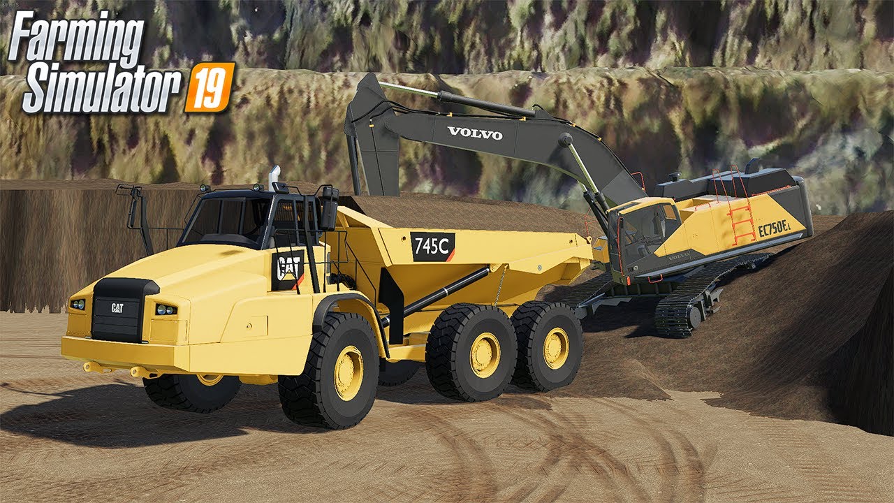 🚧 WORKING IN THE MINE 🚧 || PUBLIC WORKS ON SMALL TOWN TP V4 || FS19 ...