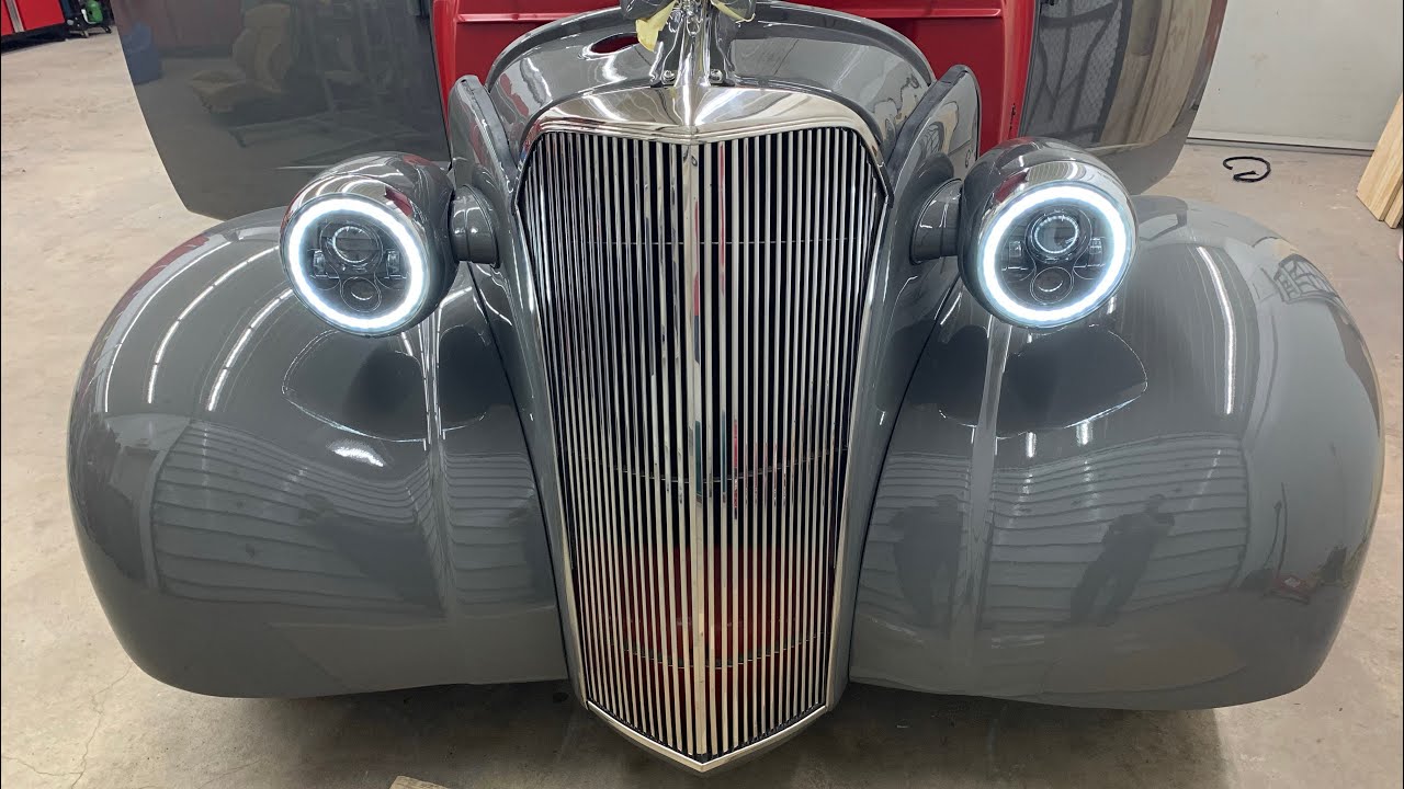 Building a One-of-a-Kind Street Rod: 1937 Chevy widebody headlight ...