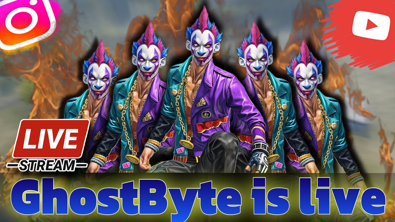 Ghostbyte is Live Free Fire Rank Push Journey Br - Cs Rank push 🔥 #freefire #livestream # ...