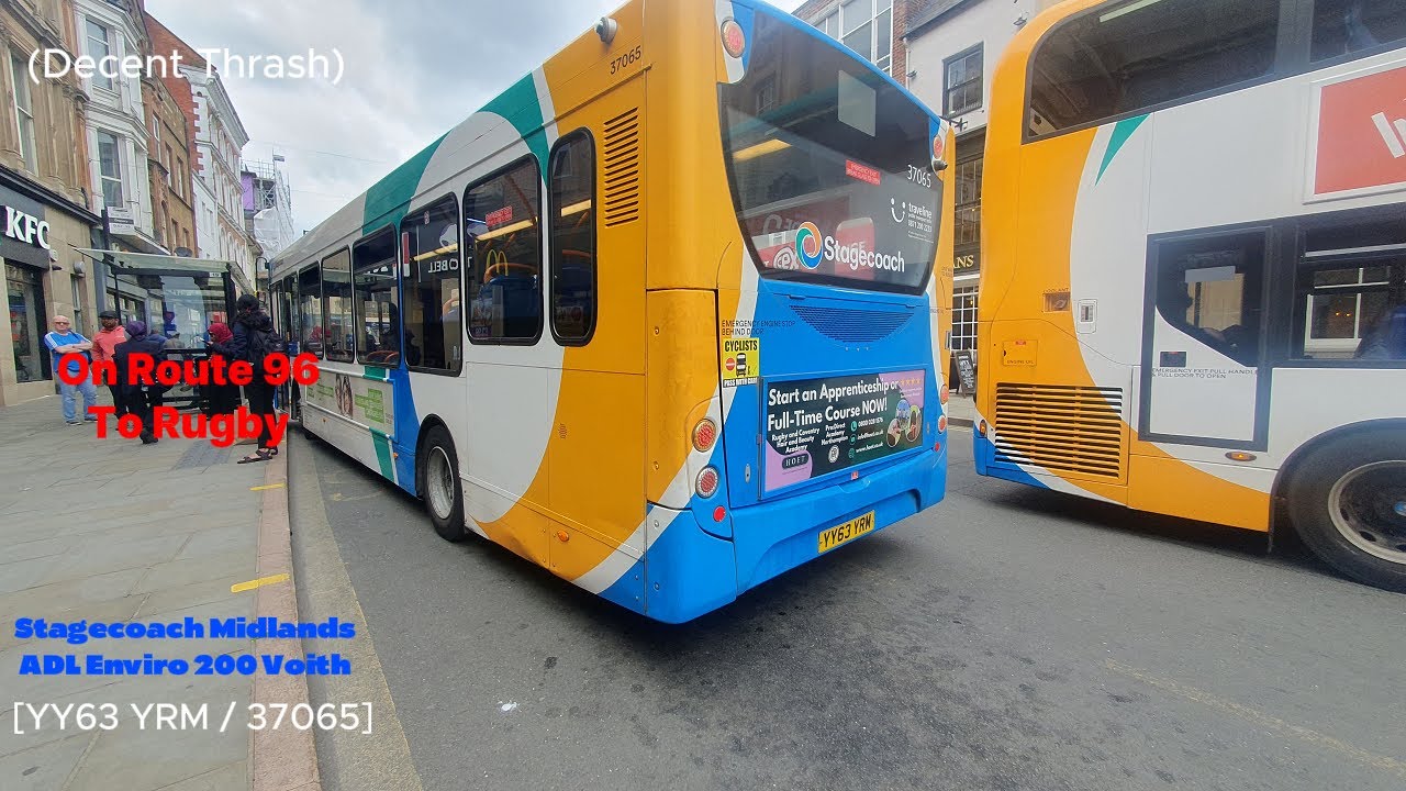 Stagecoach Midlands ADL Enviro 200 Voith (YY63 YRM / 37065) - YouTube