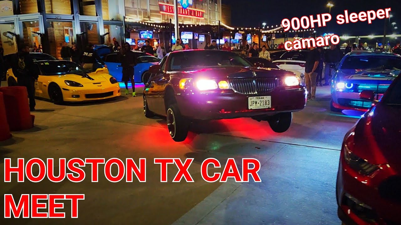 THE HOUSTON TEXAS CAR MEETS ARE INSANE 🤯🤯 - YouTube