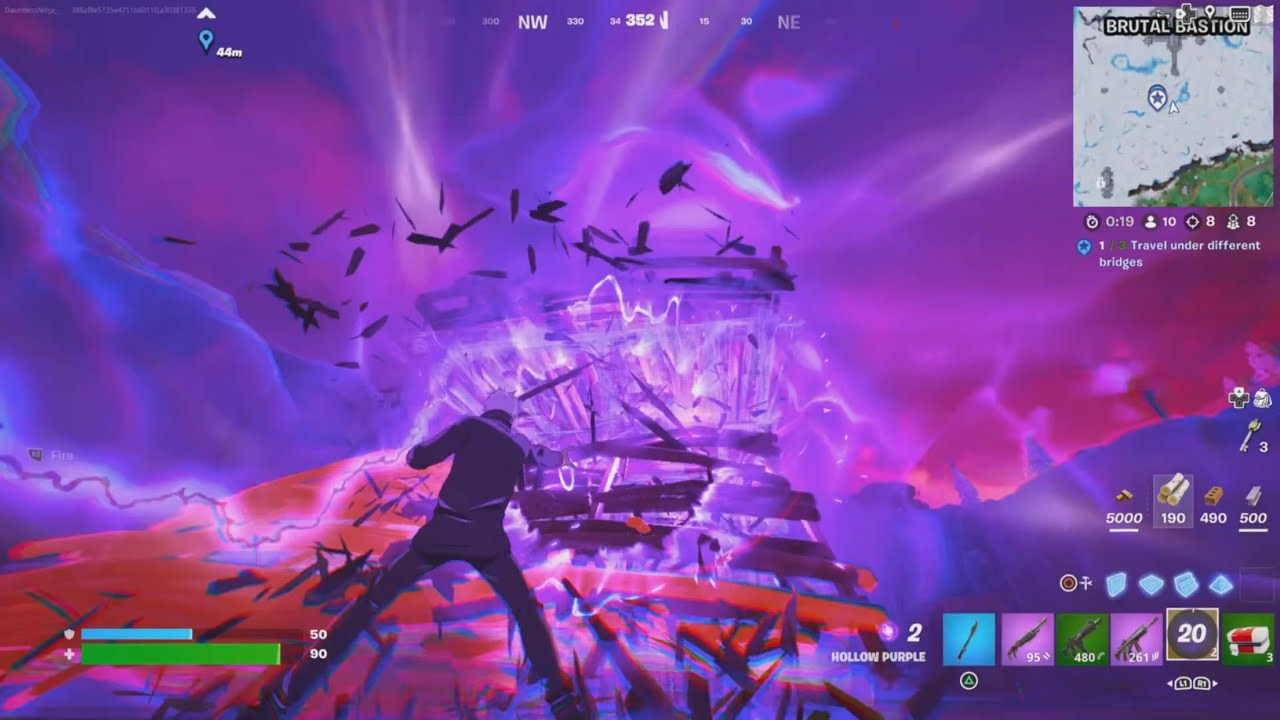 Gojo Gameplay in Fortnite | Jujutsu Kaisen - YouTube