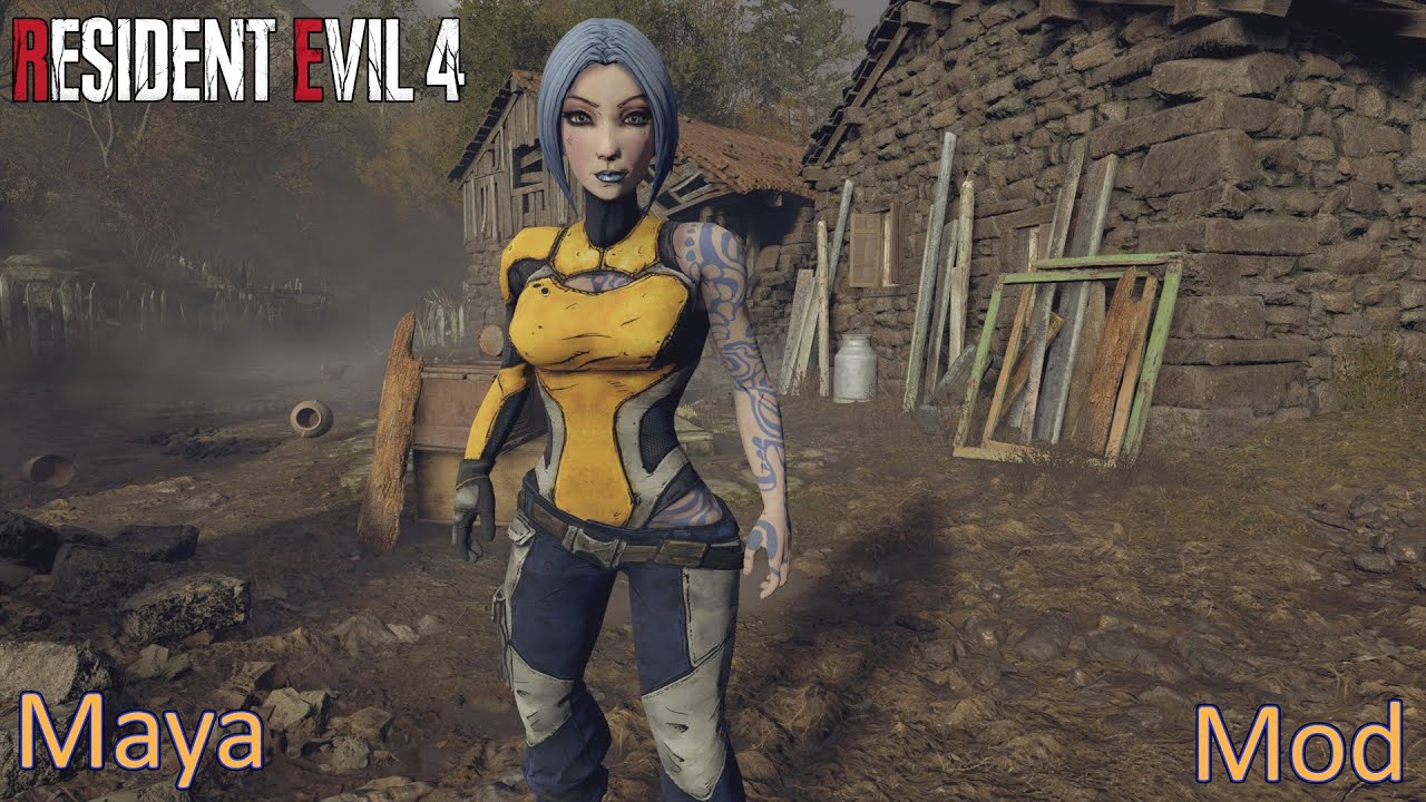 Resident Evil 4 Remake Borderlands 2 Maya Mod - YouTube