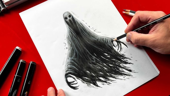 Realistic Ghost Drawing