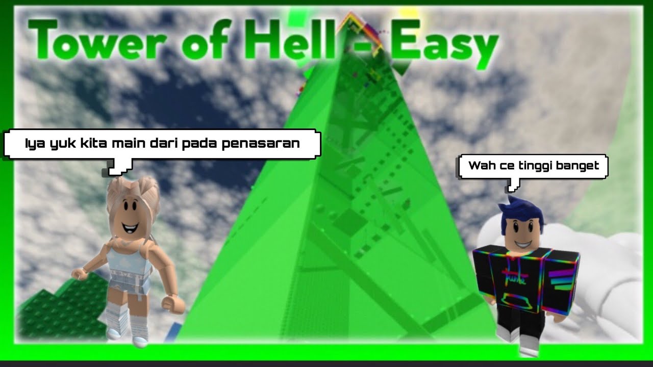 Main roblox tower of hell (easy) - YouTube