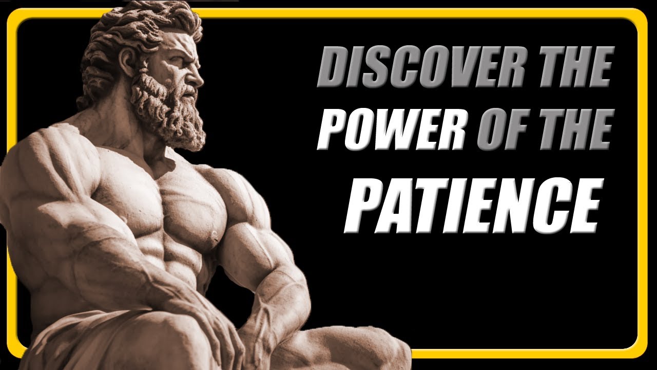 ⏳ Anxiety and Hurry The Incredible Stoic POER of PATIENCE. Discover the ...