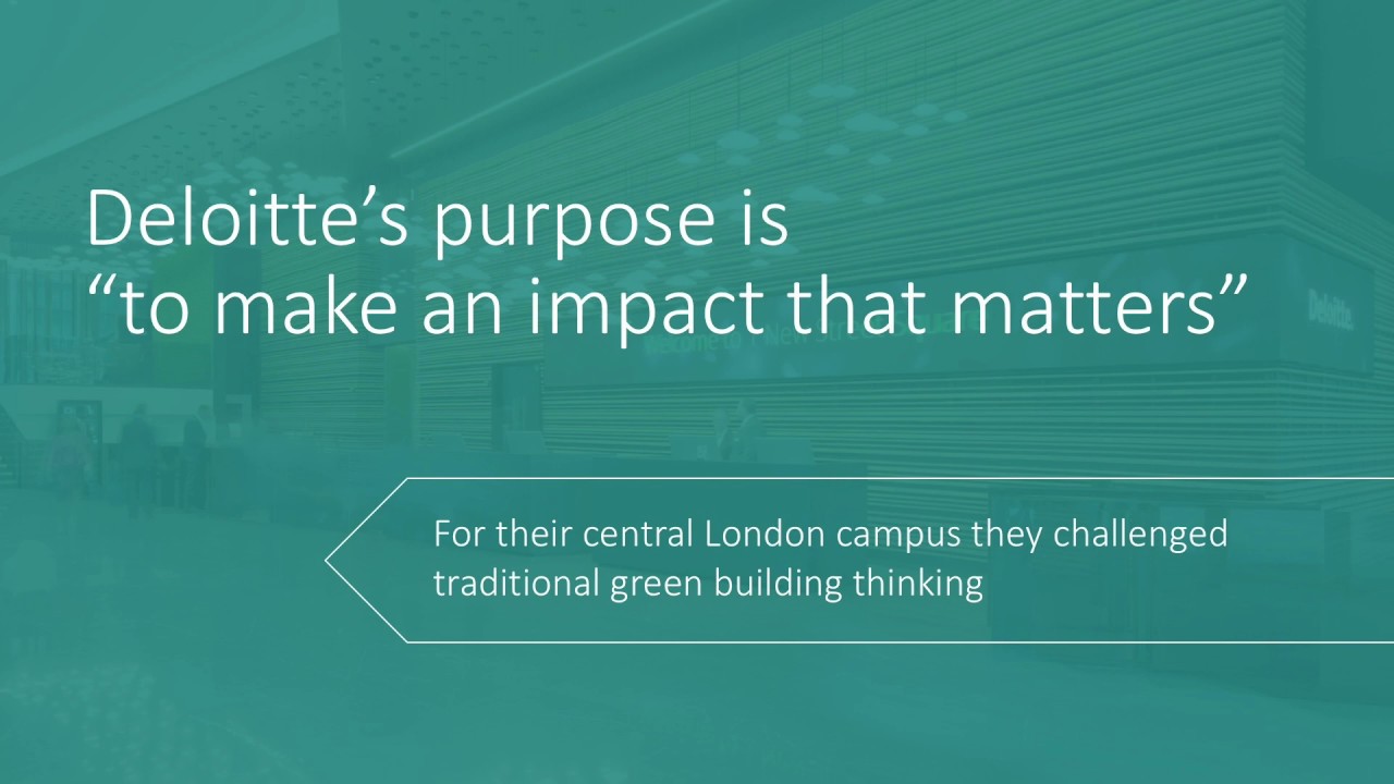 Deloitte, 1 New Street Square: Client of the Year Winner at the SECBE ...