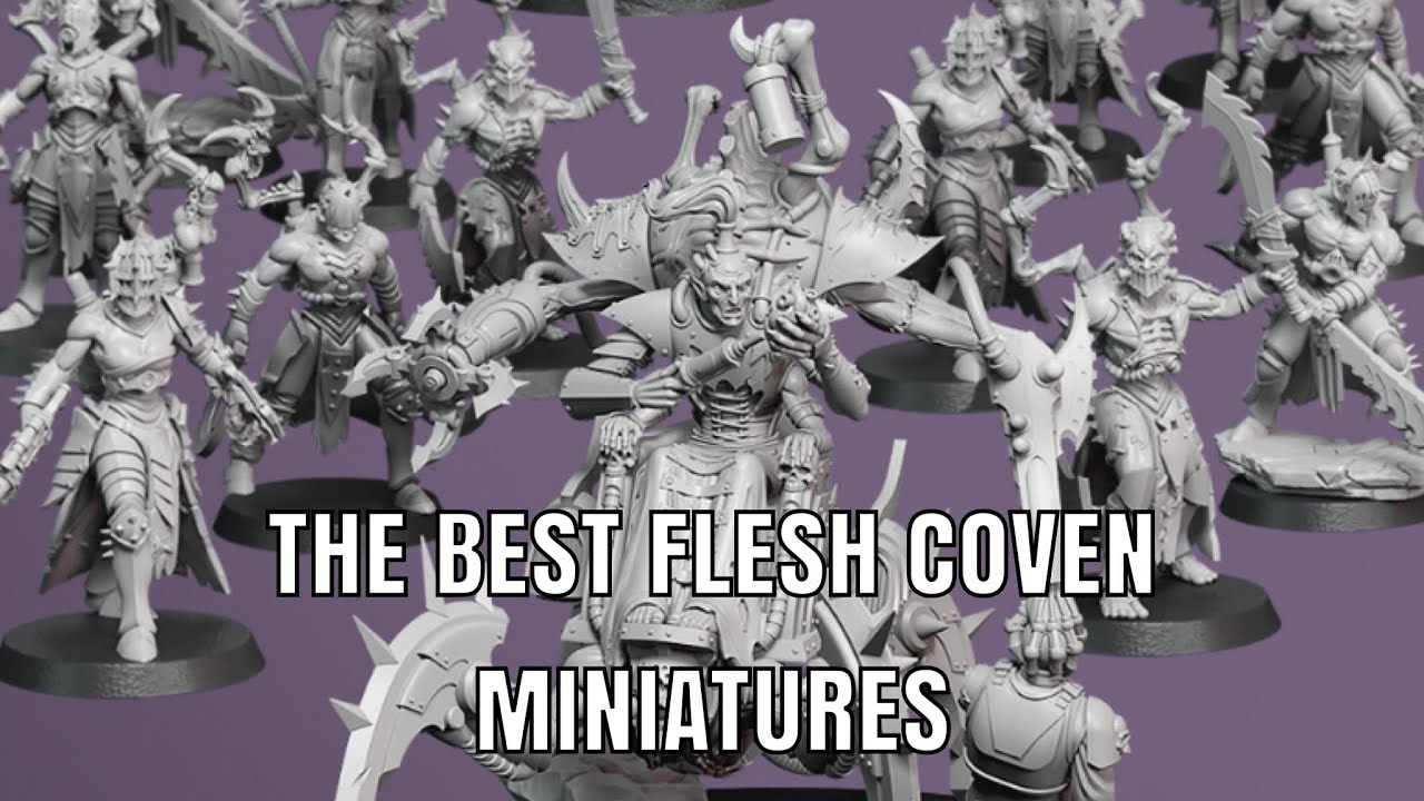 The BEST Alternative Flesh Coven Miniatures for Warhammer 40k Drukhari ...