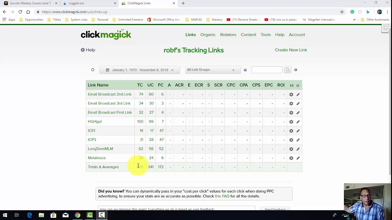 10,000 clicks to full time income part 1 - YouTube