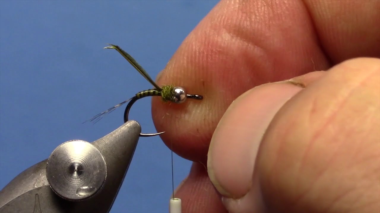 Fly Tying with Hans - Hidden Bead Baetis Nymph - YouTube