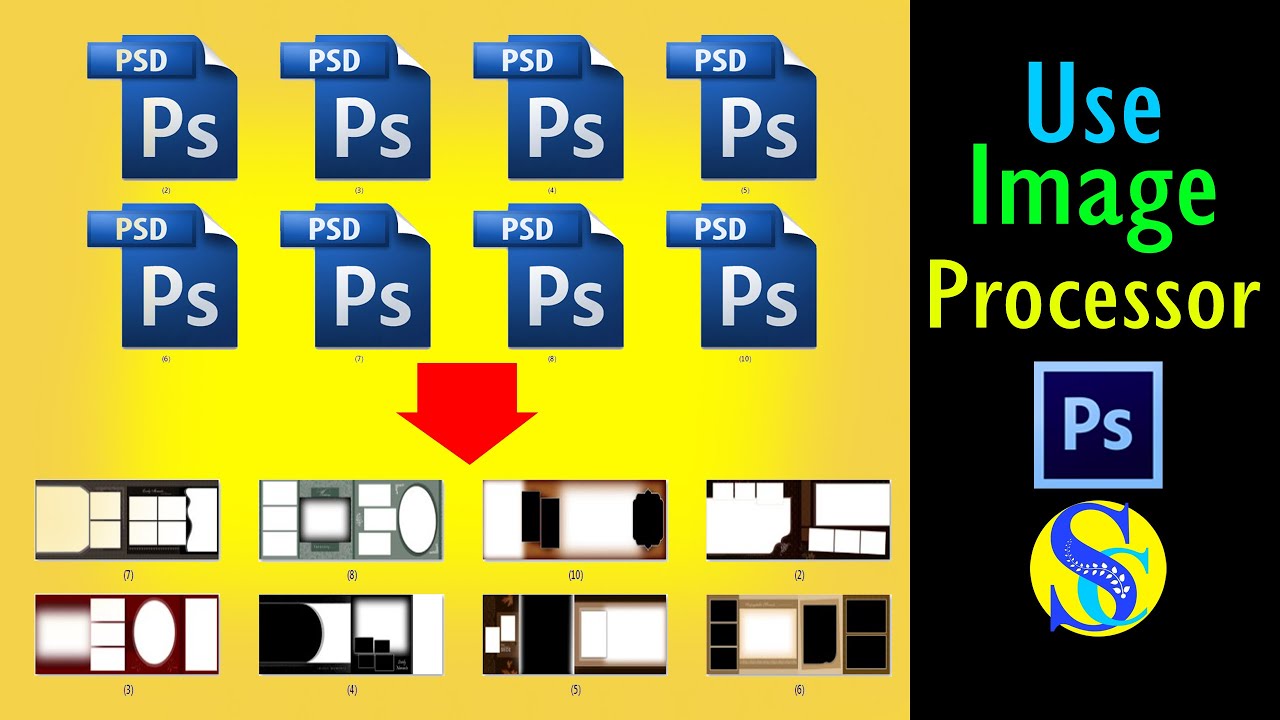 How to Convert PSD to JPG From Image Processor | How to Use Image ...