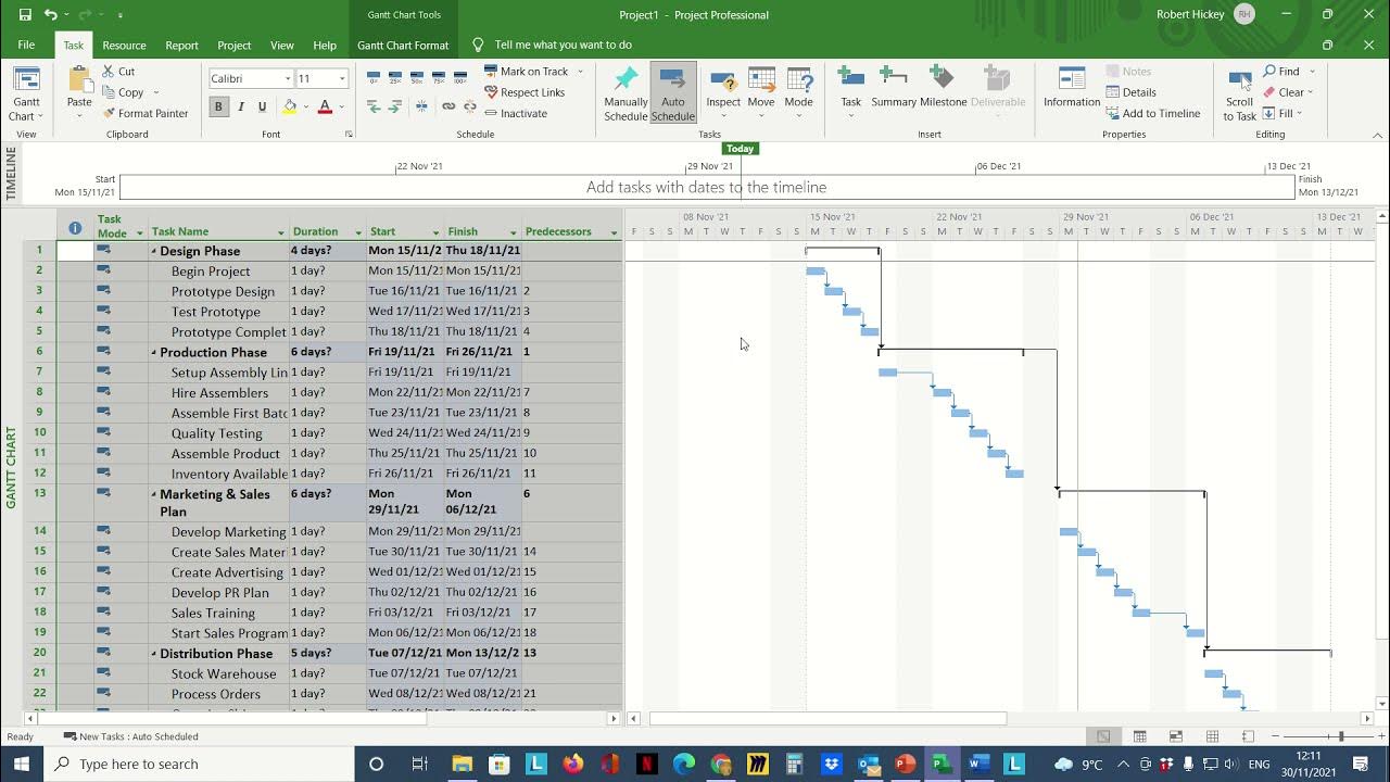 MS Project Basics - YouTube