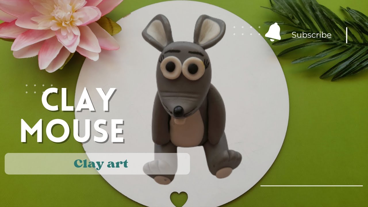 Make Clay Mouse with simple tricks | Clay Animals | Polymer Clay - YouTube