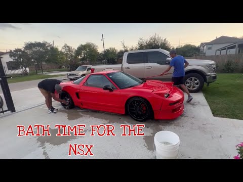 Cleaning the NSX - YouTube