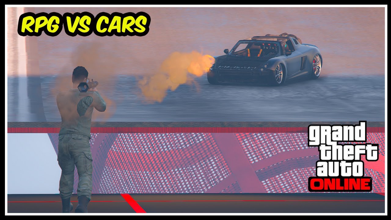 Next Level RPG vs CARS in - GTA5 ONLINE - YouTube