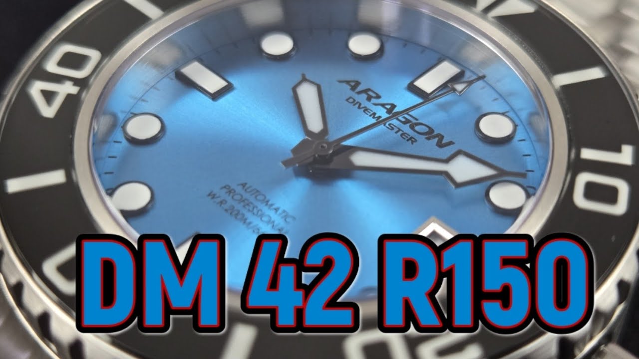 Aragon DM 42 A611 AQU | Swiss Ronda R150 Powered Aragon Divemaster 42 ...