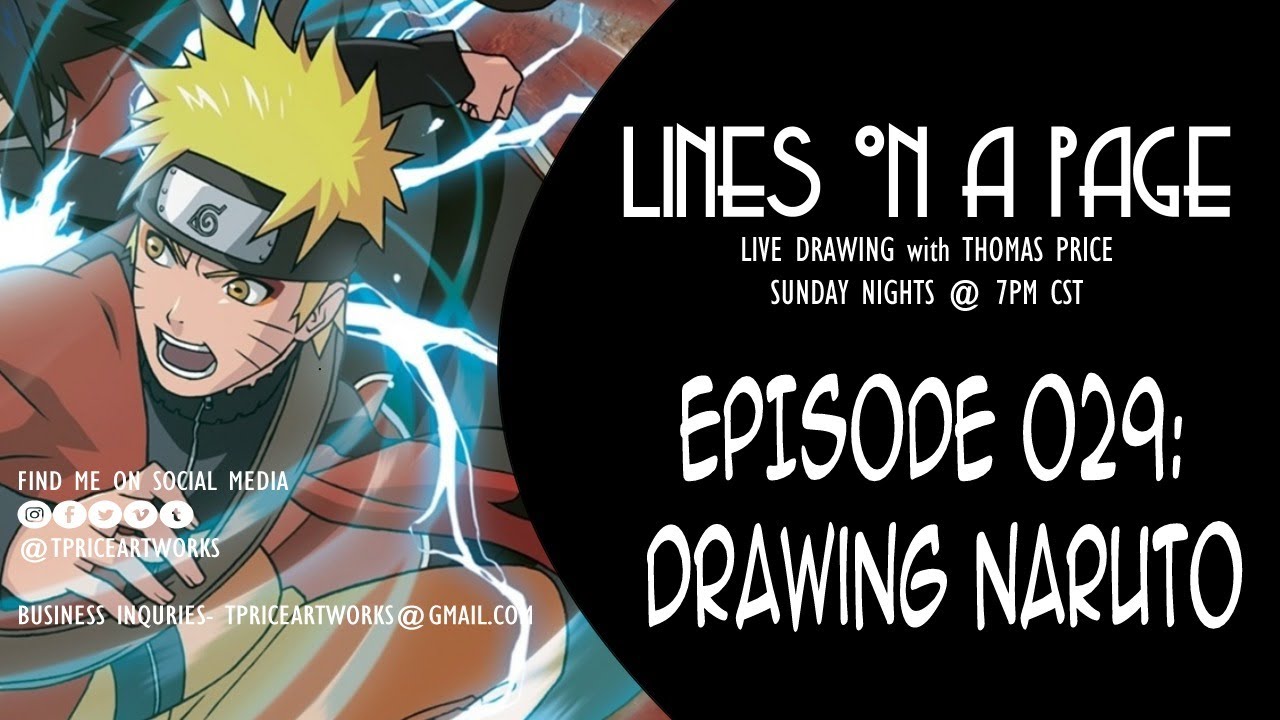 Lines On A Page Episode 029: Drawing Naruto - YouTube