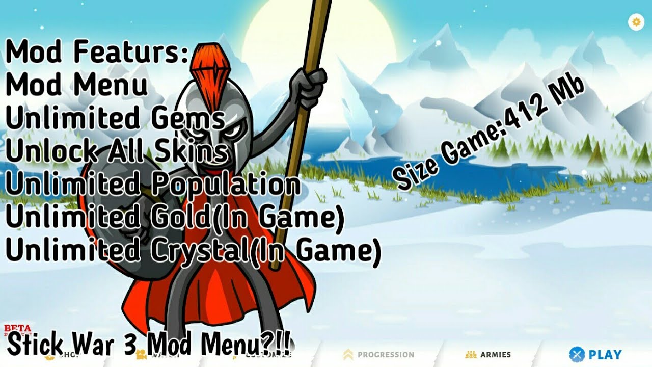 Stick War 3 Mod Menu?!!.Stick War 3 Mod Menu - YouTube
