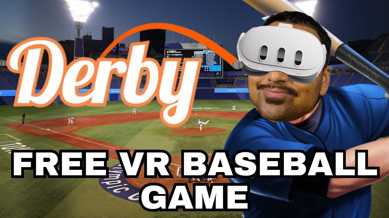 FREE BASEBALL GAME ON THE QUEST 2/QUEST 3!! DERBY VR! META QUEST SPORTS ...