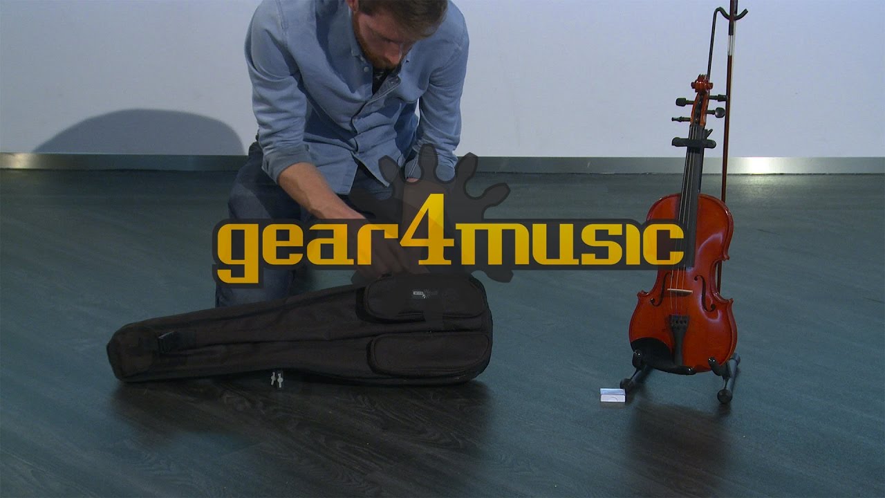 Padded 4/4 Violin Gig Bag by Gear4music - YouTube