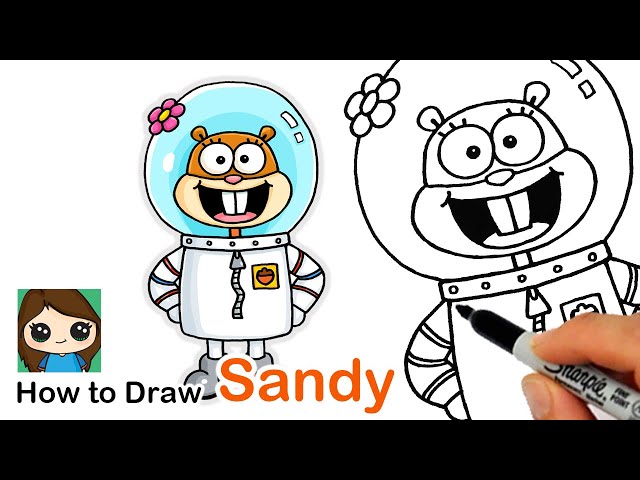 Sandy Cheeks Drawing