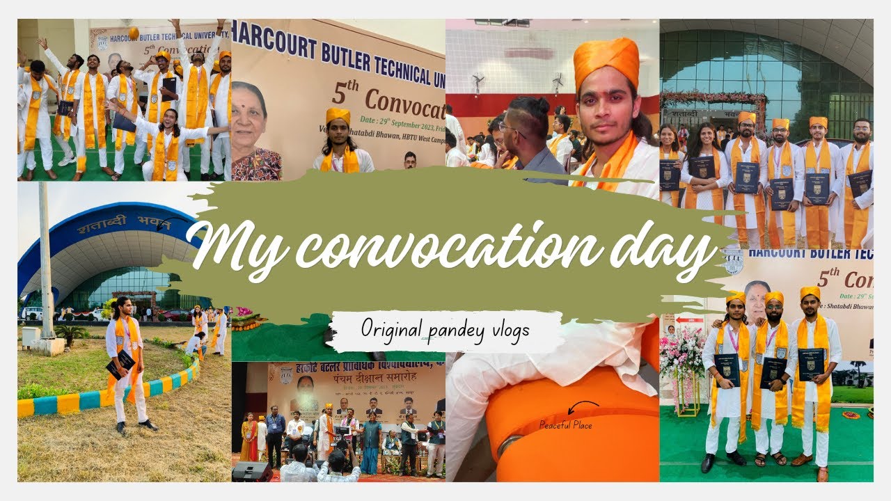 covocation Day in HBTU Part- 2 | engineering completed from one of the ...