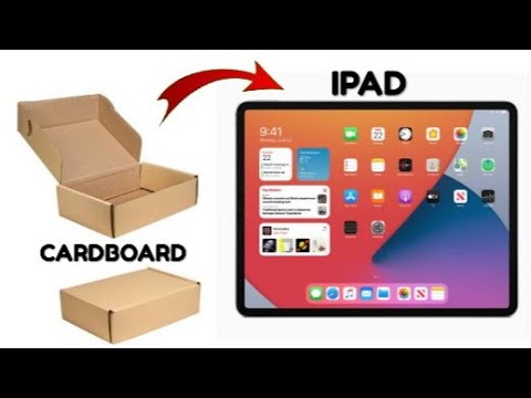 HOW TO MAKE IPAD AT CARDBOARD IN EASY DIY APPLE CRAFT 📱📱BY (NAVANEETHS ...