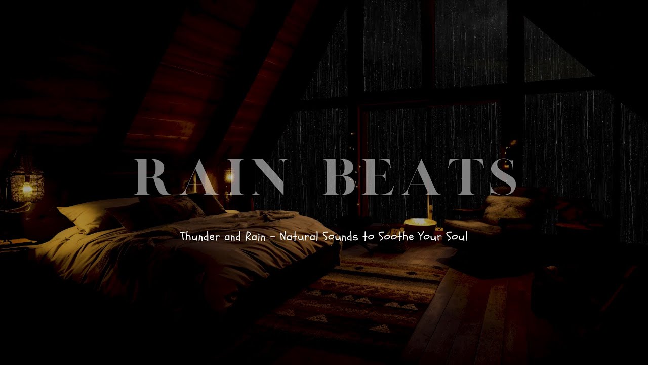 Relaxing Rain Beats | Thunder and Rain - Natural Sounds to Soothe Your ...