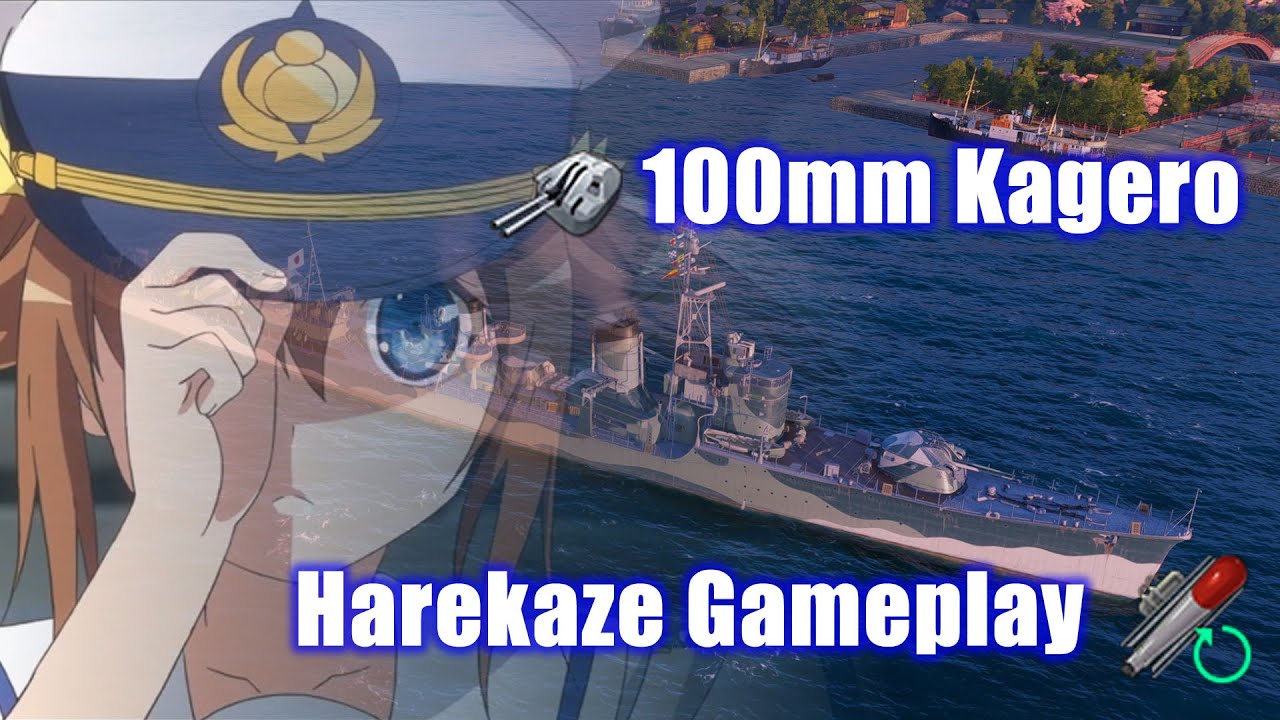 HSF Harekaze Gameplay Commentary | World of Warships - YouTube