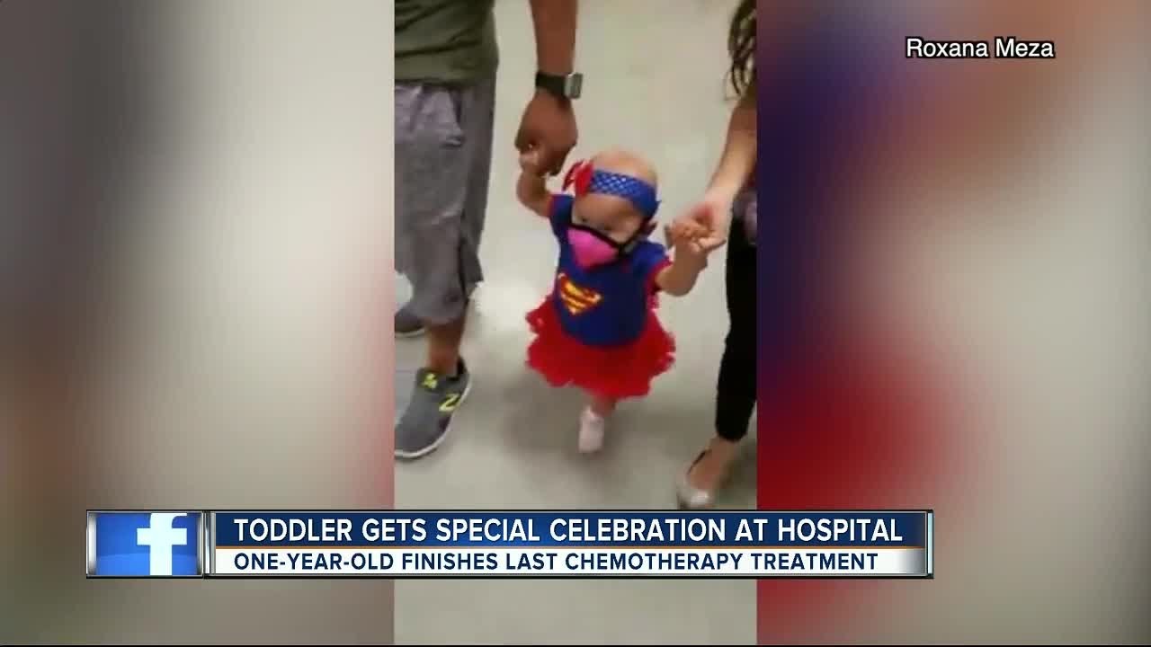 Emilie Meza discharged after last chemotherapy treatment following bone ...