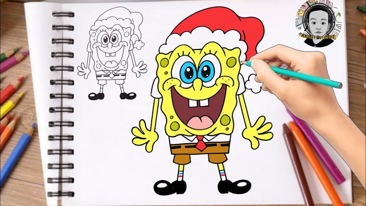 How to Draw Spongebob - Drawing Spongebob Squarepants - YouTube